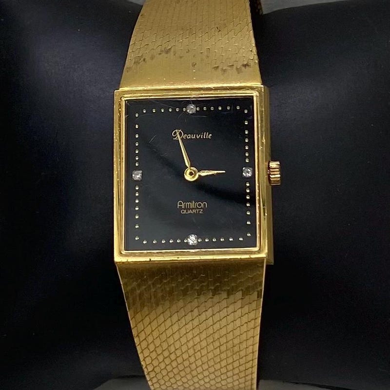 Vintage Armitron Gold - Etsy UK