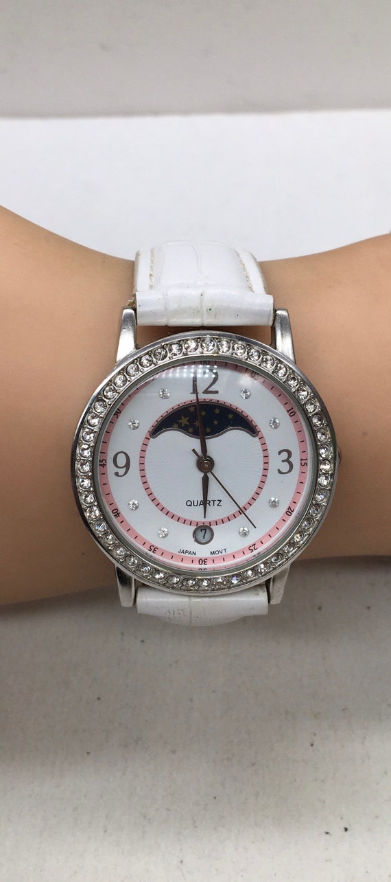 vintage timex moon phase - Gem