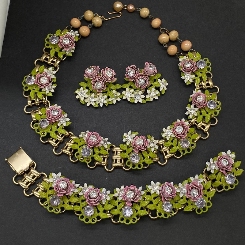 Vintage Jewelry Set - Etsy