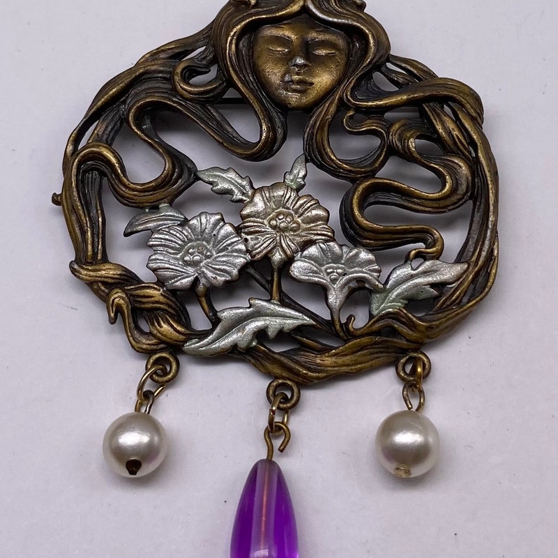 Signed Art Brooch - Etsy