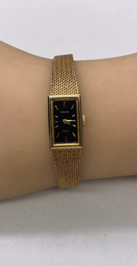 Vintage Pulsar Gold Plated Classic Women’s Watch - Gem