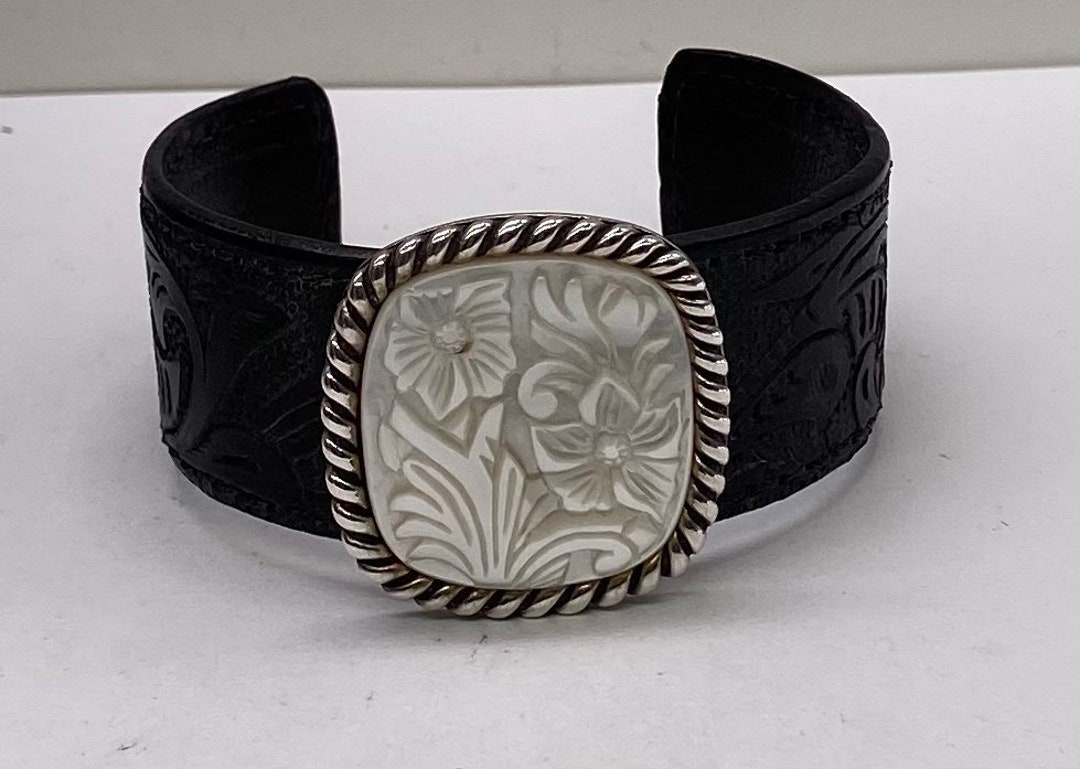 Carolyn Pollack Relios Rare Vintage 925 Sterling Silver Carved Mother ...