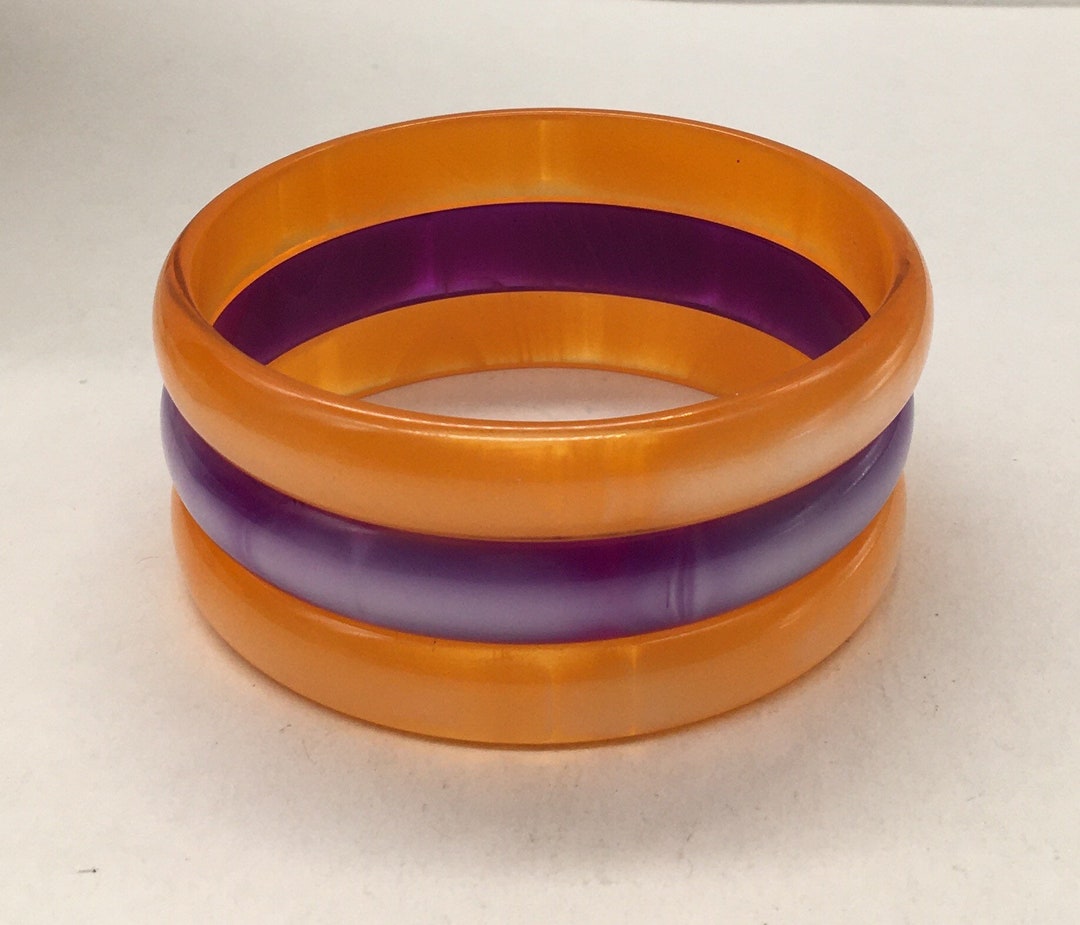 Vintage Moon Glow Bangle Bracelet - Etsy