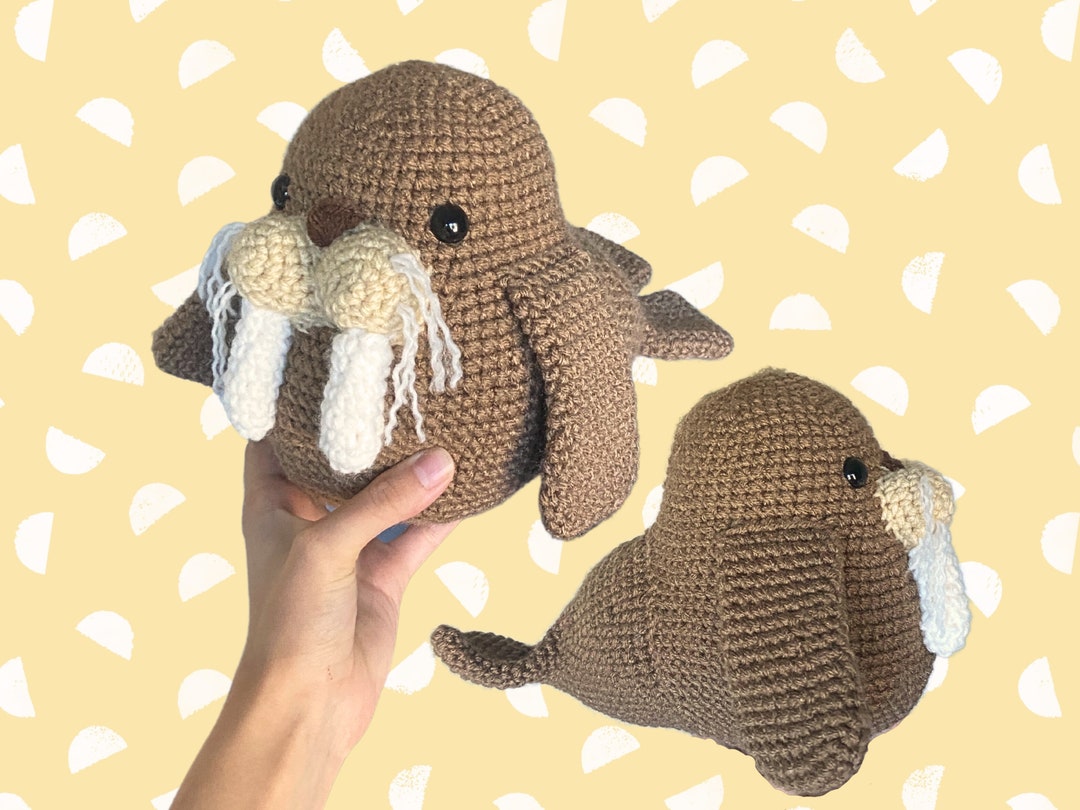 Crochet Stuffed Walrus - Etsy