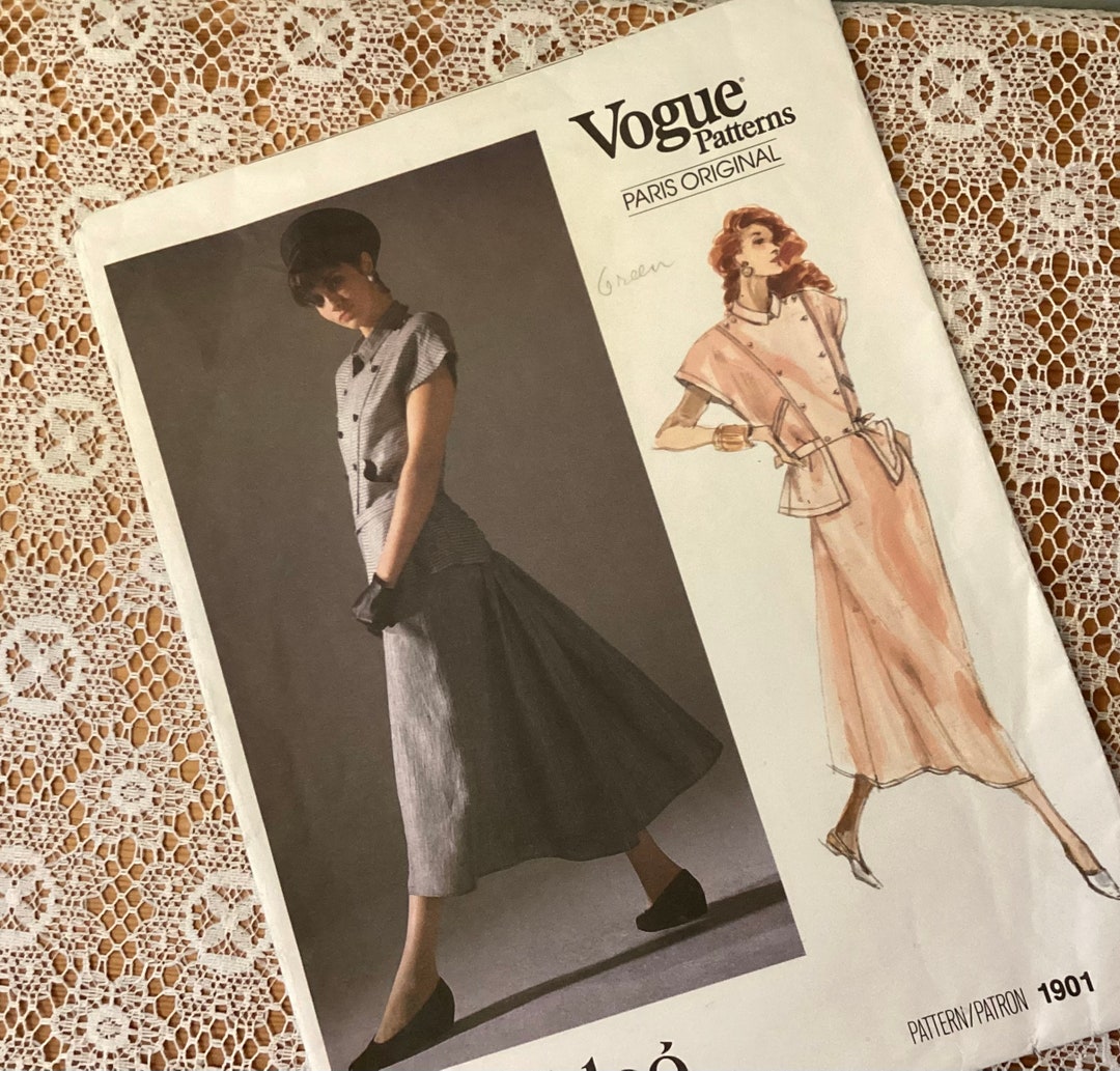 Chloe Vintage Vogue Designer Pattern #1901, Complete Pattern, Uncut ...