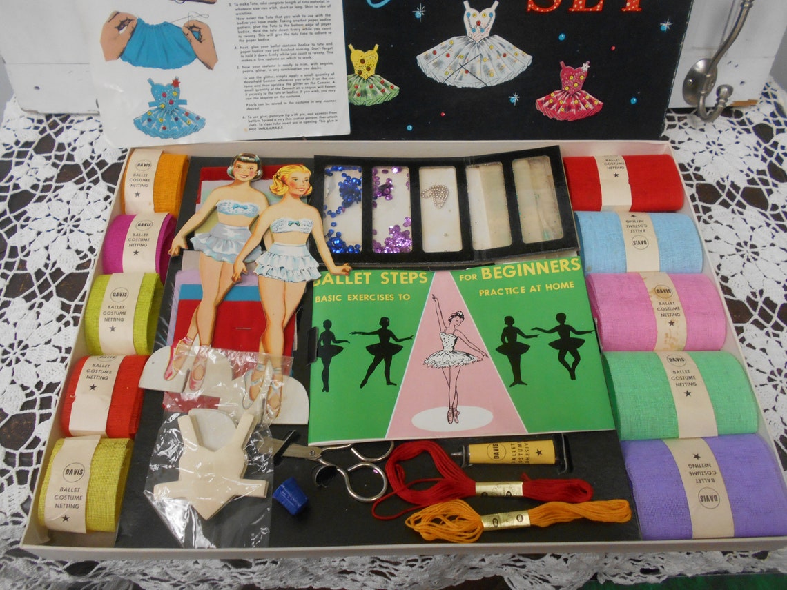 Ballerina Ballet Costume Designer Set 414 Vintage 50's | Etsy