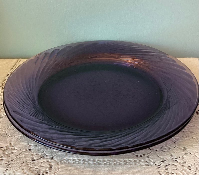 Vintage Purple Festiva Dinnerware, Pyrex Festiva Place Service for Two ...