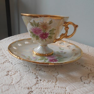 Vintage Ohashi China Tea Cup & Saucer, Made in Japan, Beautiful ...