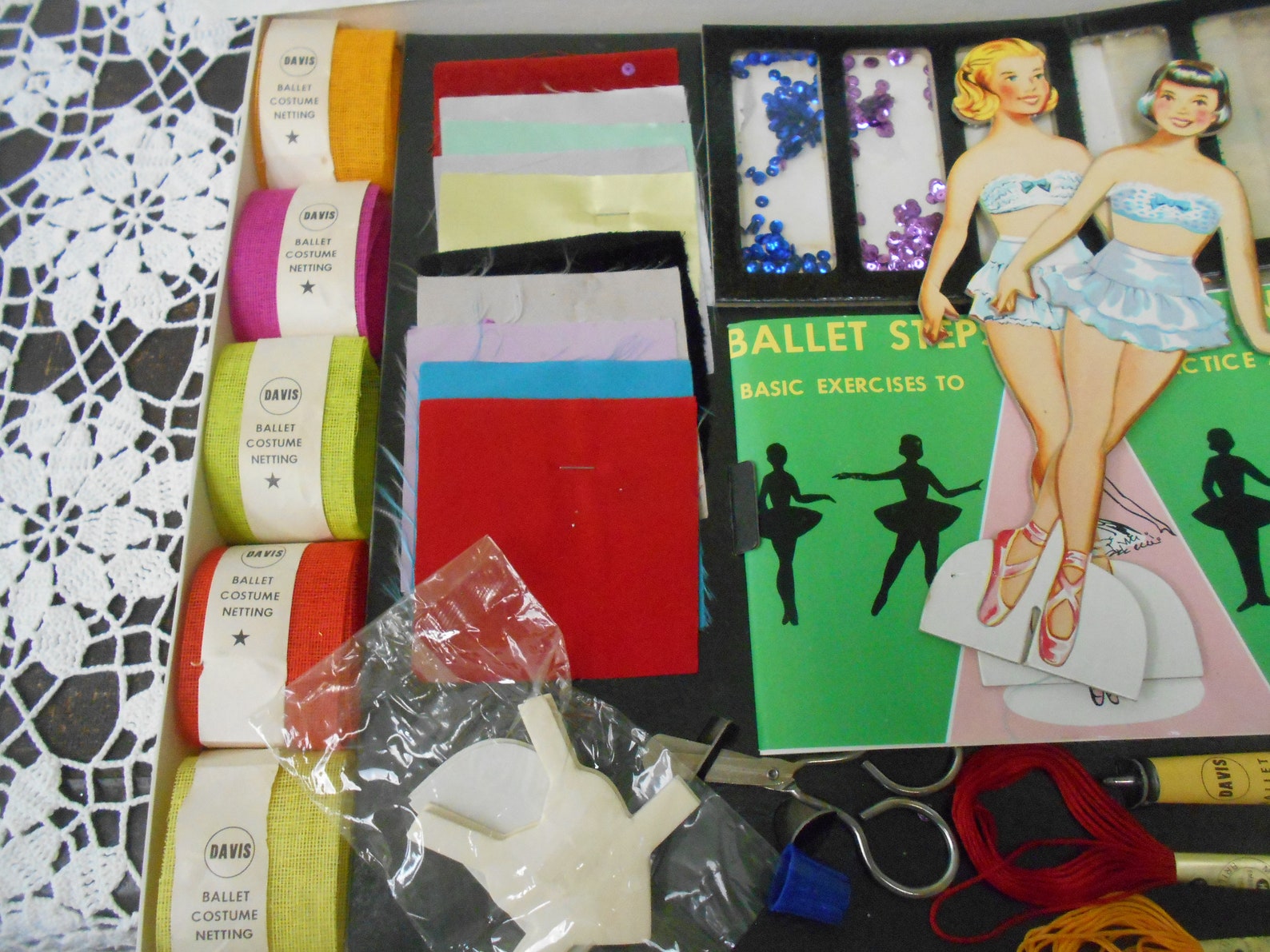 Ballerina, Ballet Costume Designer Set # 414, Vintage 50's Girls Craft ...