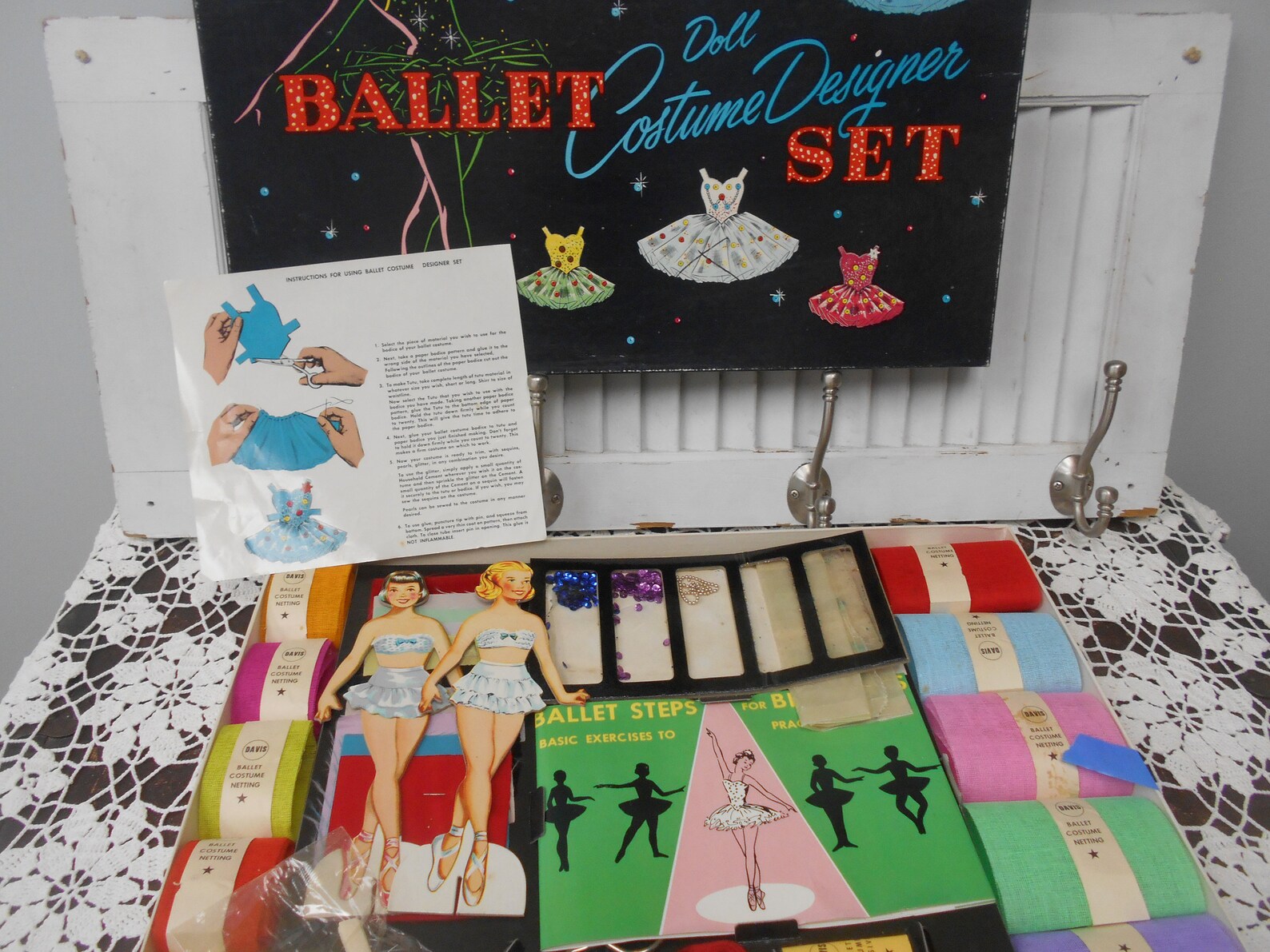 Ballerina, Ballet Costume Designer Set # 414, Vintage 50's Girls Craft ...