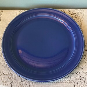 Early California Authentic Vernon Kilns Blue Plate,made in California ...
