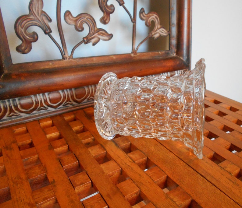 Fostoria American Pattern Glass Flower Vase Vintage Fine | Etsy
