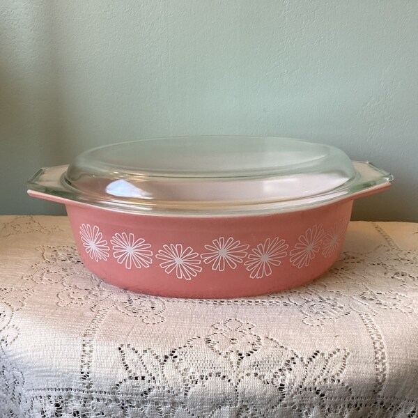 Pyrex Daisy Pink - Etsy