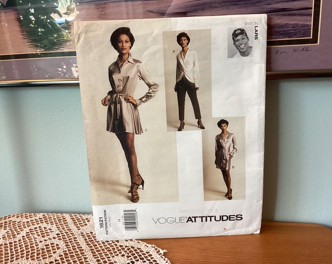Byron Lars Vintage Vogue Pattern #1621,complete Pattern, Uncut ...