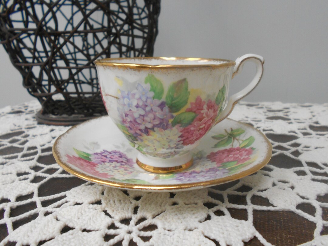 Royal Stafford Carousel Tea Cup and Saucer, Fine English Bone China - Etsy