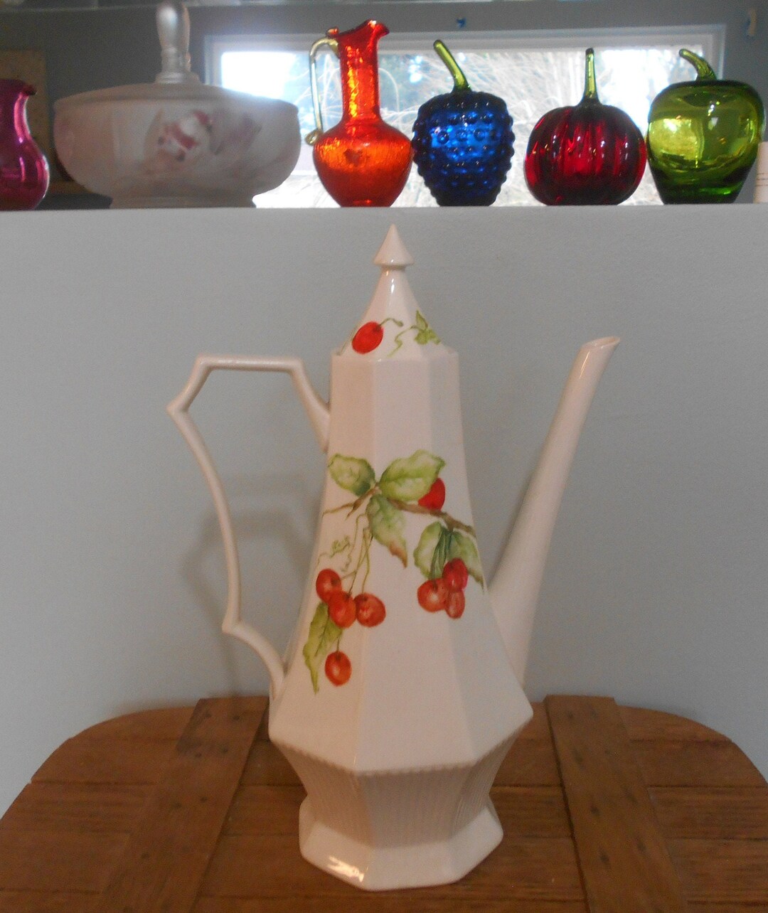 Independence Ironstone Cherry Pattern Castleton Coffee or Hot Chocolate ...