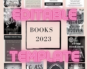 2023 Book Tracker Printable - Etsy