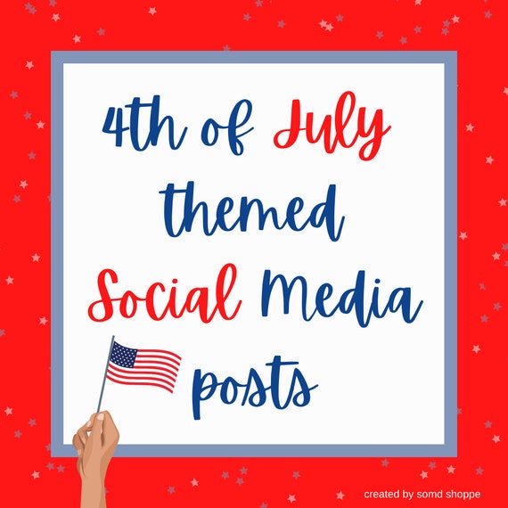 4th of July Social Media Graphics - Etsy