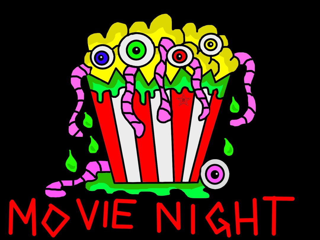 Movie Night Digital Art Print - Etsy