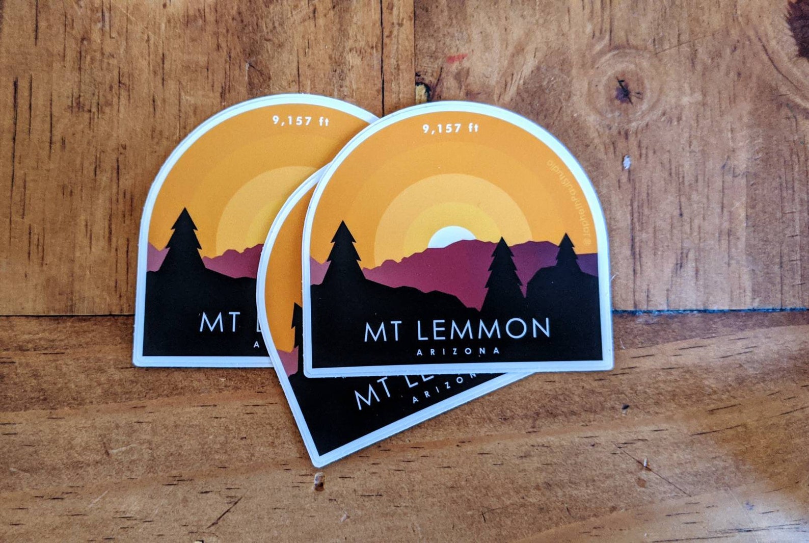Mount Lemmon Vinyl Sticker - Etsy