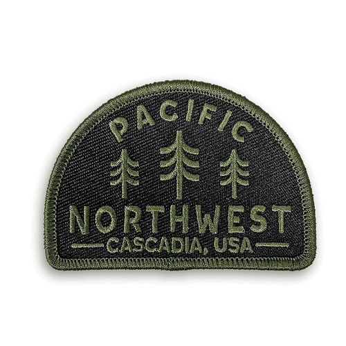 Pacific Northwest Patch PNW Mountain Oregon Washington - Etsy