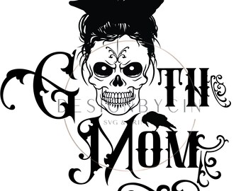 Goth Mom Morticia Addams and Lily Munster Tumbler PNG Download - Etsy