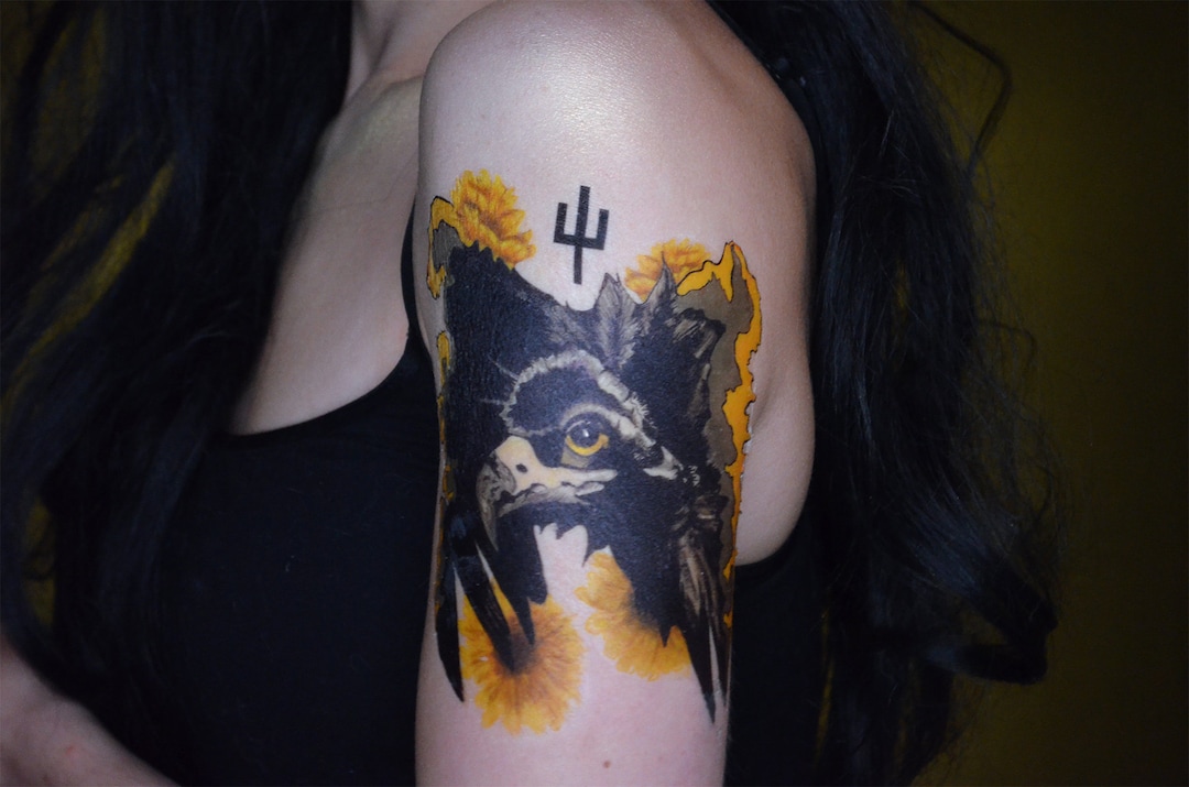 Trench Temporary Tattoo - Etsy