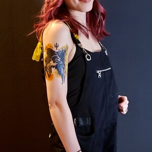 Trench Temporary Tattoo - Etsy