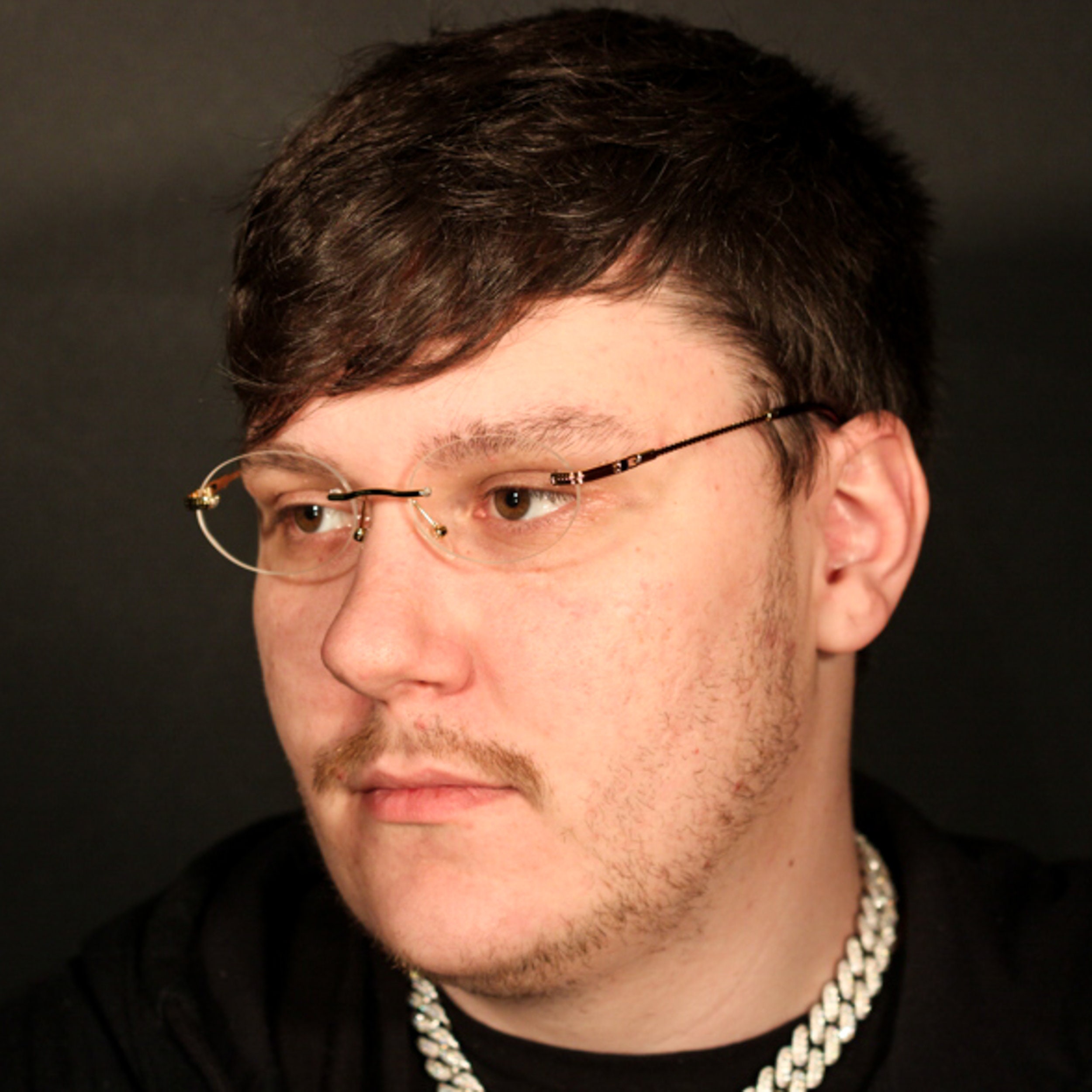 Mens Vintage Oval Clear Lens Gold Frame Hip Hop Luxury Fashion Etsy