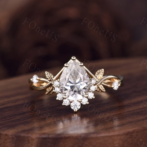 Nature Inspired Engagement Rings (Just for you!) - Etsy