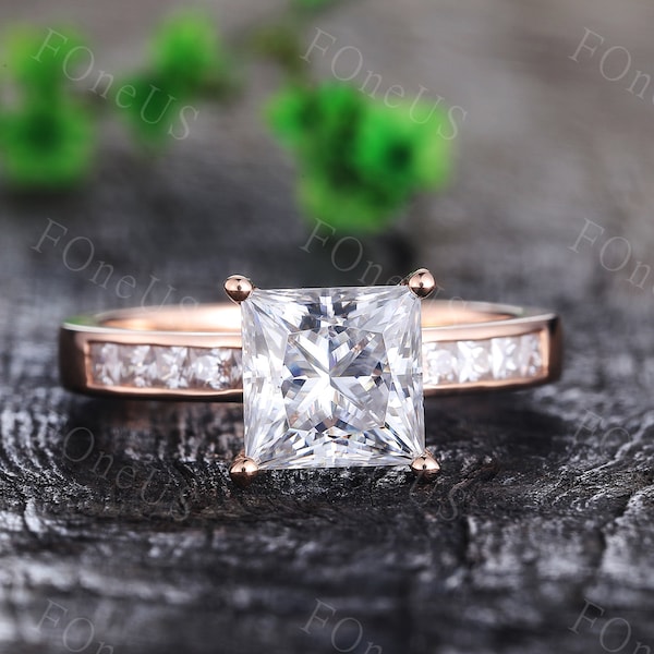 Alexandrite Channel Set Ring - Etsy