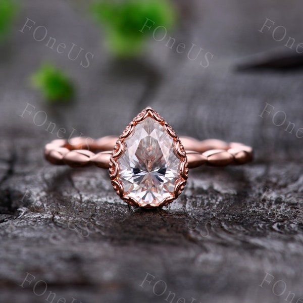 Unique Bezel Set Engagement Ring - Etsy