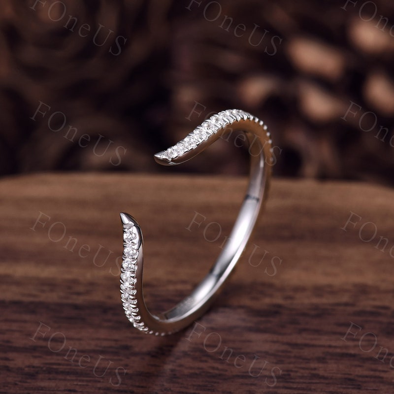 Diamond Open Band - Etsy