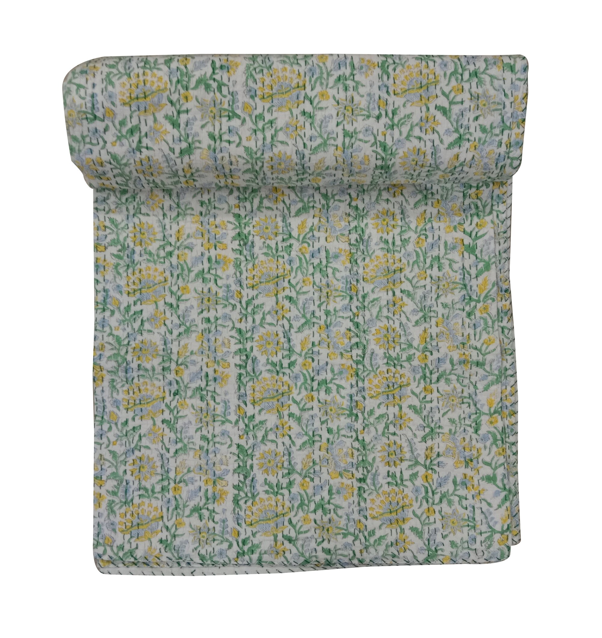 Hand Block Print Bed Cover Handmade Cotton Print Bed Sheet - Etsy