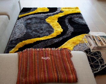 Yellow Black Gray | Etsy