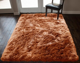 Orange Shag Rug | Etsy