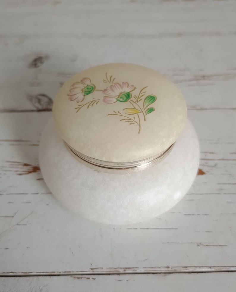 Genuine Alabaster Hand Carved in Italy Trinket Dish - Etsy