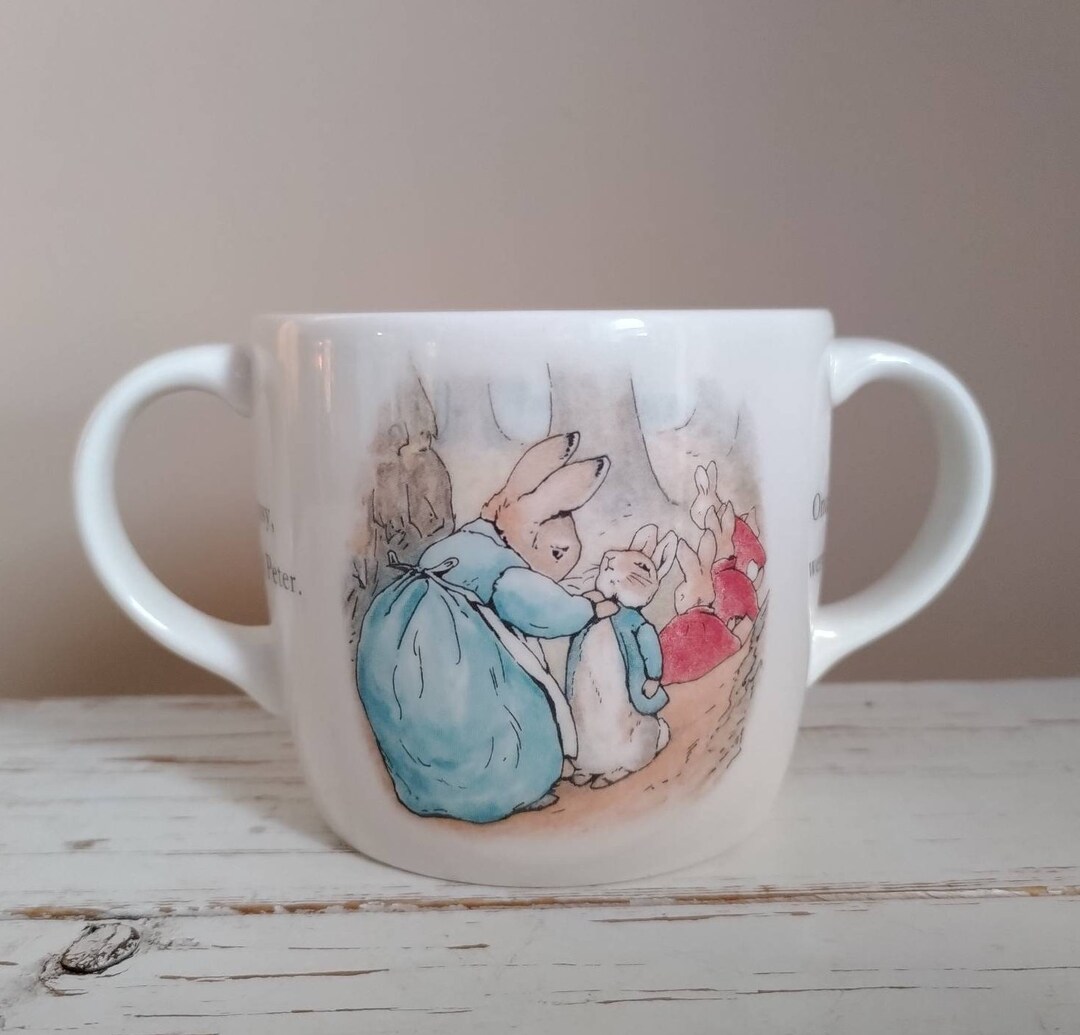 Peter Rabbit Cup Wedgwood Cup Two Handled Cup Frederick Warne & CO Baby ...