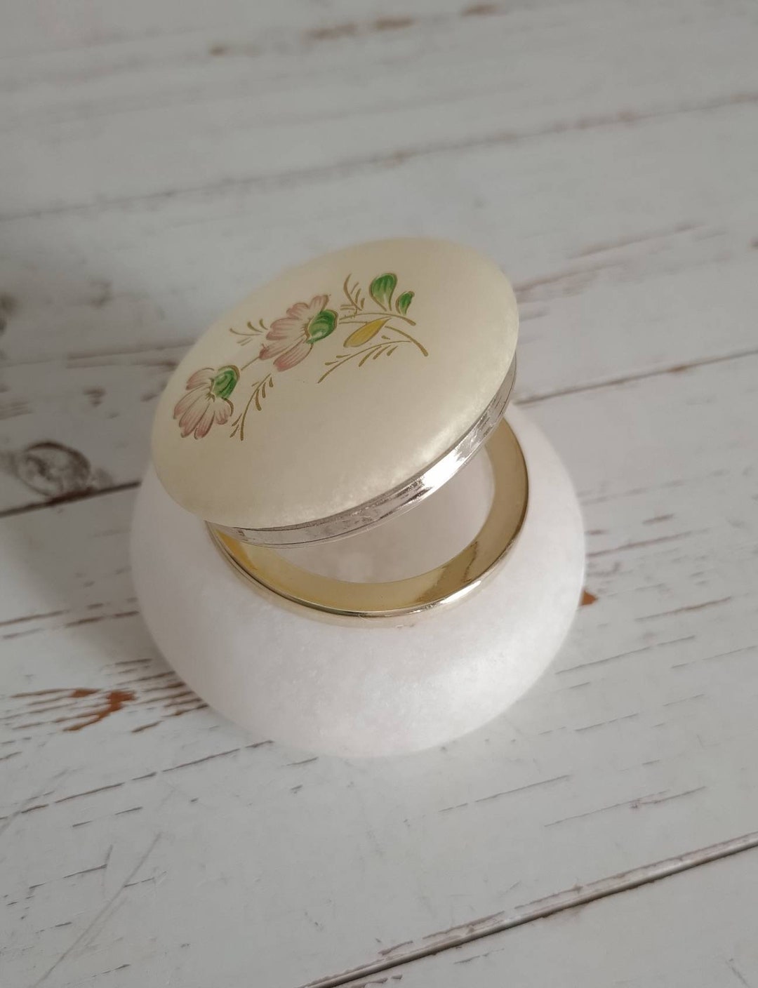 Genuine Alabaster Hand Carved in Italy Trinket Dish - Etsy