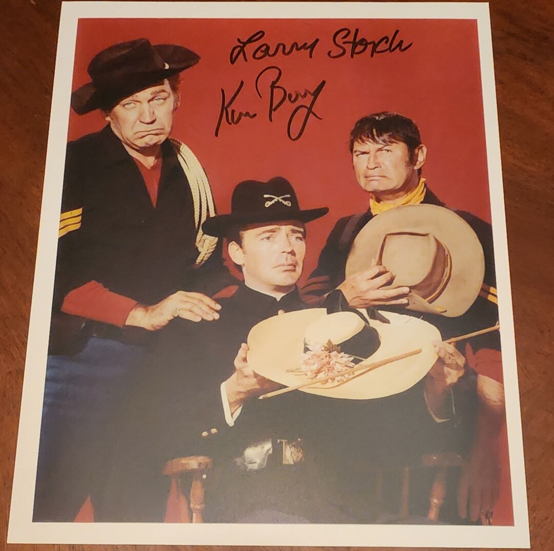 Larry Storch Ken Berry Signed F Troop 8x10 Color Photo - Etsy