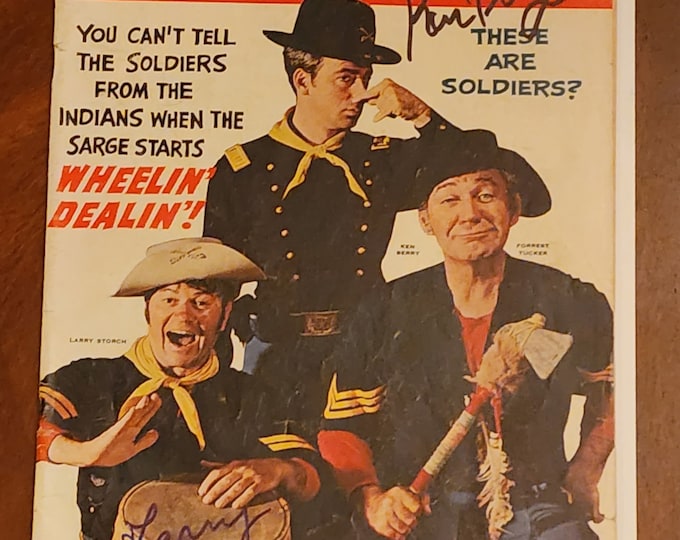 Larry Storch Estate F Troop Comic Book Signed by Storch and Ken Berry ...