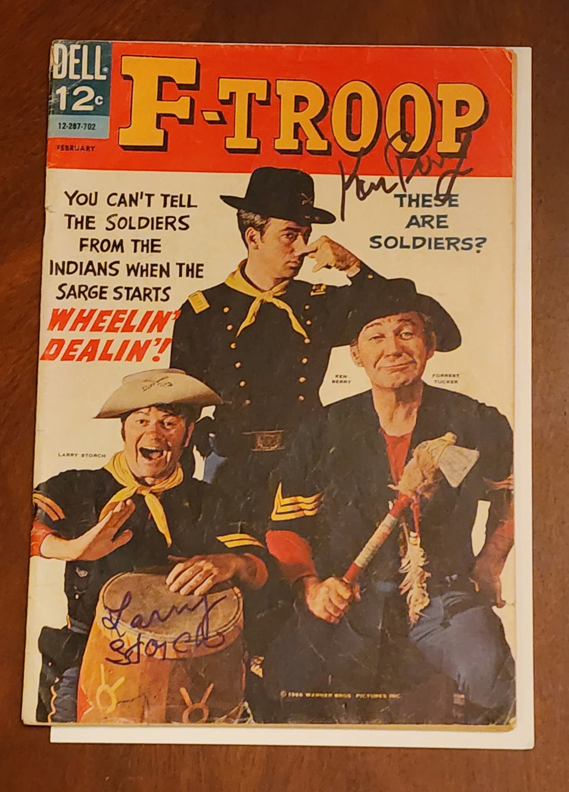 Larry Storch Estate F Troop Comic Book Signed by Storch and Ken Berry ...