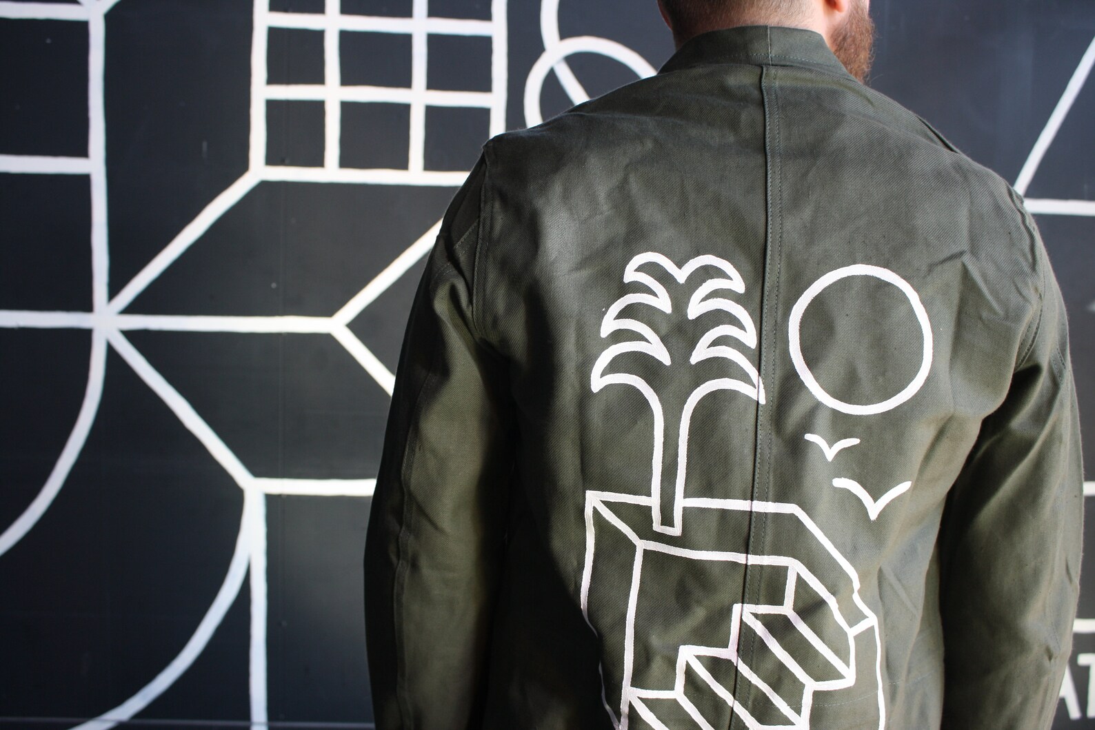 Limited Edition Custom Hand Painted Work Jacket Custom - Etsy