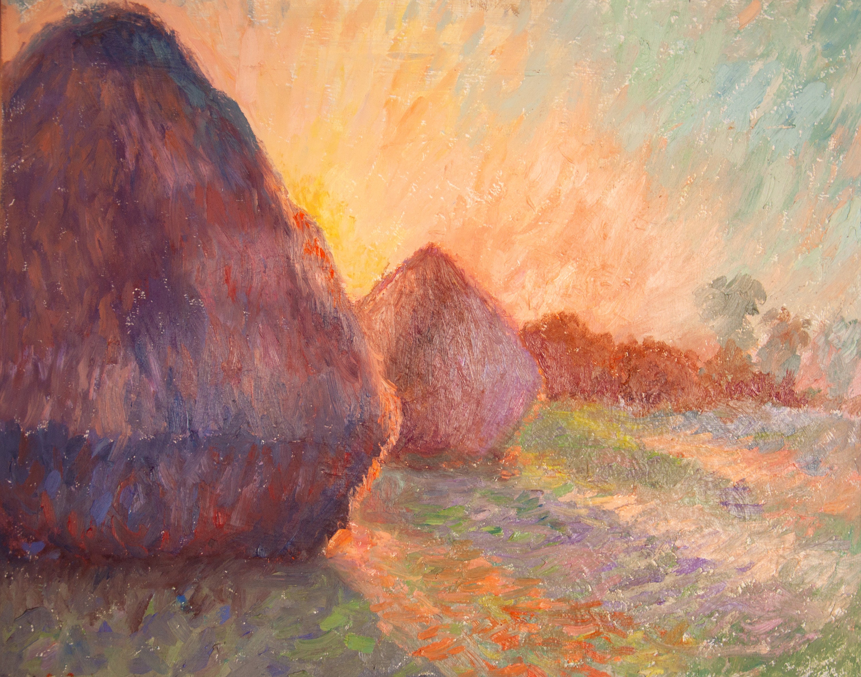 Monet Reproduction Original Oil Painting Cloude Monet Artwork | Etsy