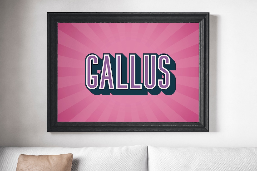 Choose Your Colour Gallus UNFRAMED PRINT Scots Room Art Decor Home ...