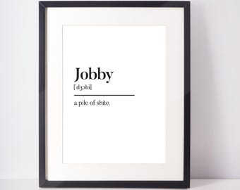 Haud Yer Wheesht Scots Art UNFRAMED PRINT Room Decor Home Minimalist ...