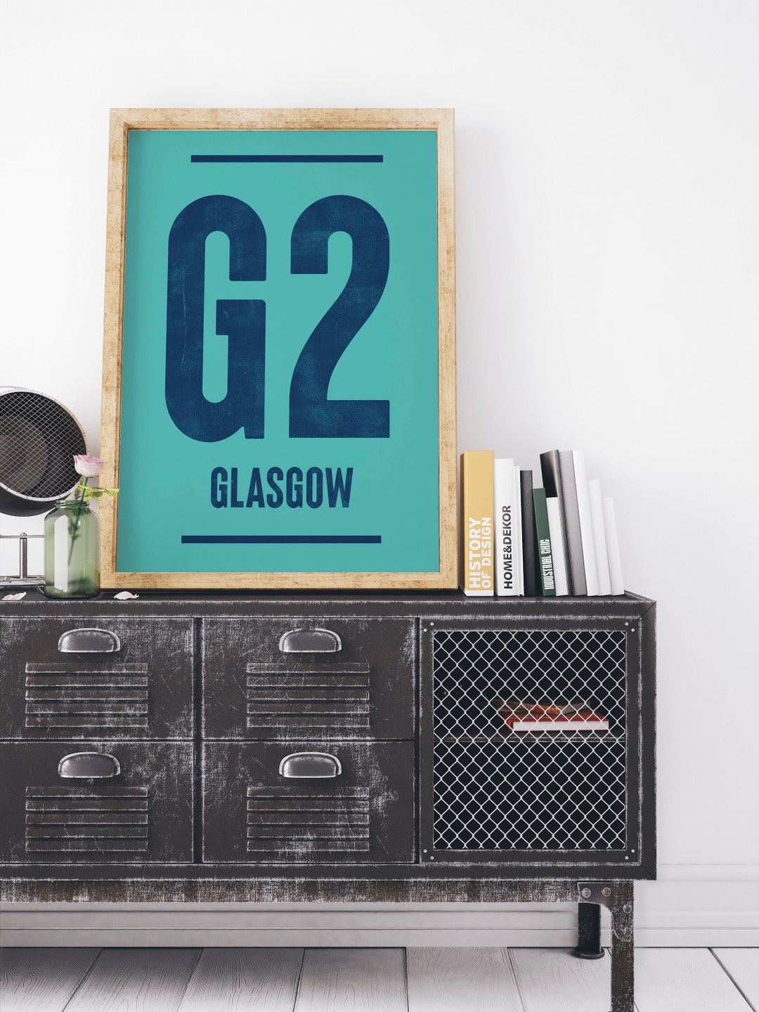 Choose Colour Scheme Postcode Print Poster Wall Art Housewarming New ...