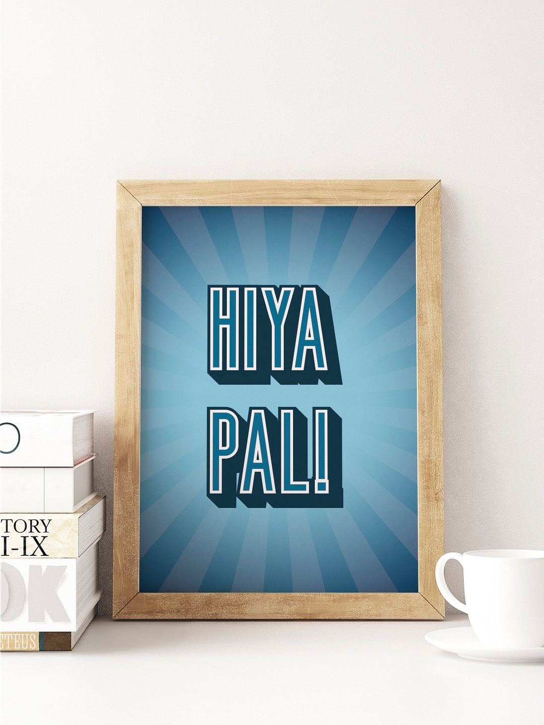 Choose Your Colours | Hiya Pal! UNFRAMED PRINT Scots Room Home ...