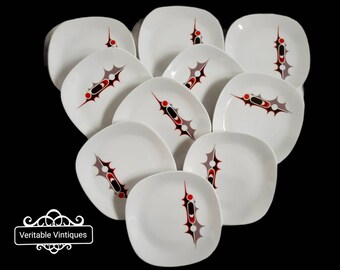 Mcm Atomic Design Plates - Etsy