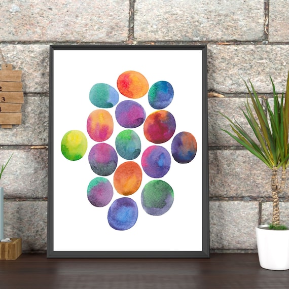 Large Modern Colorful Wall Art Large Art Print Abstract Wall - Etsy